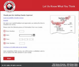 How To Take PandaExpress/Feedback Survey